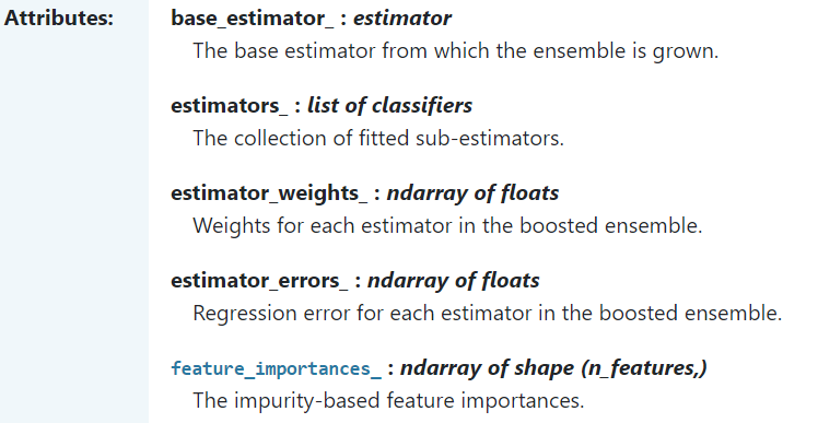 6.1 API ： AdaBoostClassifier与AdaBoostRegressor_adaboostclassifier api-CSDN博客