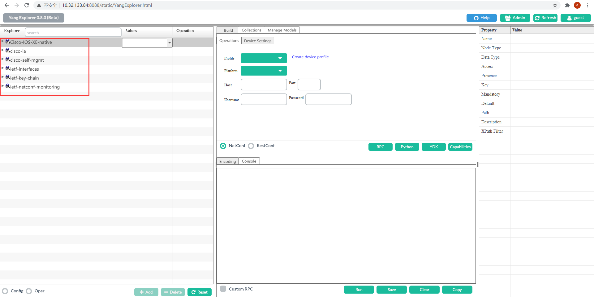 Cisco YangExplorer 与 Netconf_yang explorer-CSDN博客