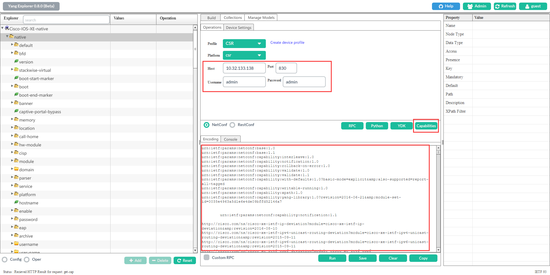 Cisco YangExplorer 与 Netconf_yang explorer-CSDN博客