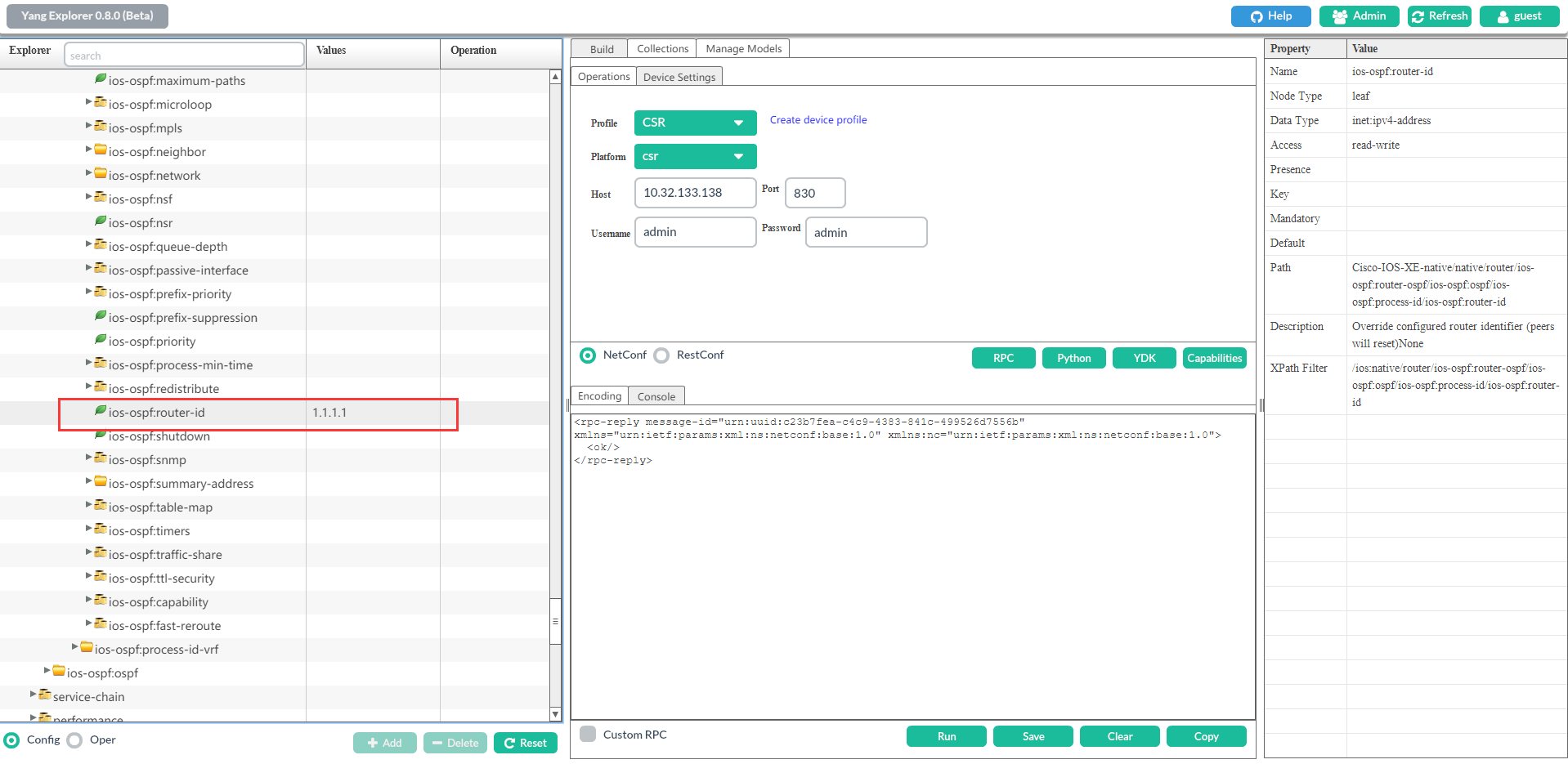 Cisco YangExplorer 与 Netconf_yang explorer-CSDN博客