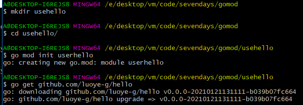 Go Mod的使用以及在github上发布使用_go mod github-CSDN博客
