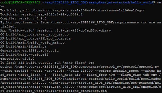 Win10-Ubuntu子系统构建ESP8266_RTOS_SDK开发环境_win10 linux子系统 串口-CSDN博客
