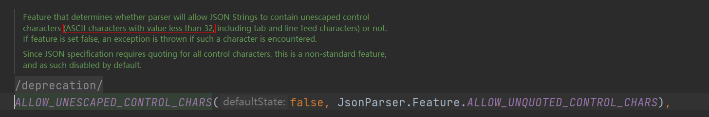 jackson反序列化 过滤特殊字符 控制字符_com.fasterxml.jackson.core.jsonparseexception: ill-CSDN博客