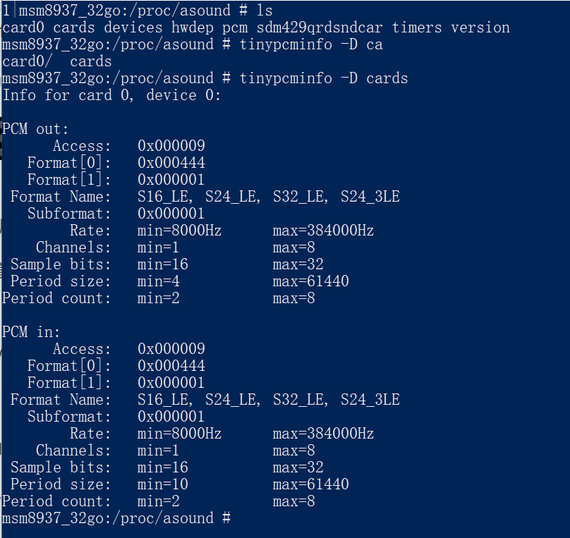 tinyalsa(tinymix/tinycap/tinyplay/tinypcminfo)使用介绍-CSDN博客