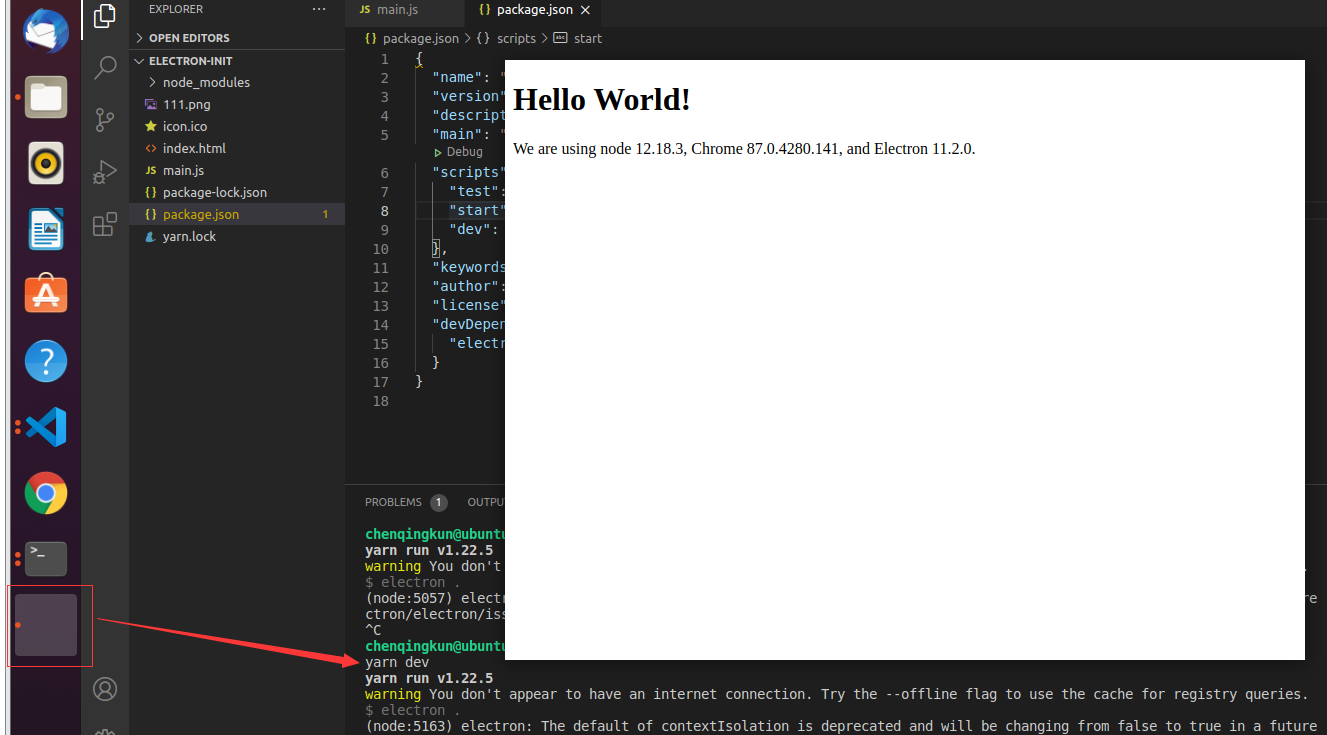 【Electron-vue】构建桌面应用（25）- Ubuntu安装deb文件任务栏不显示应用图标_deb包不显示重新安装-CSDN博客