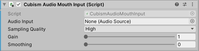 Unity Live2D 模型嘴型与音频同步 Audio Mouth Input组件_unity嘴巴张开-CSDN博客