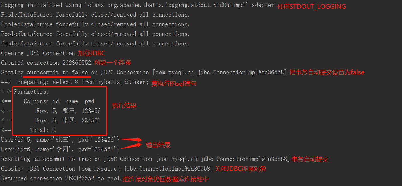 Mybatis 日志 Stdout Logging Log4j Stdoutlogging Csdn博客