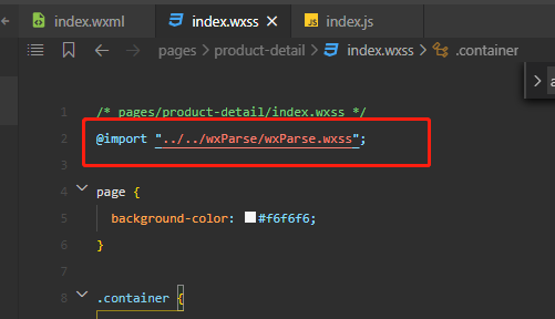 【微信小程序】商品详情页HTML标签解析库 wxParse与mp-html_mp-html container-style-CSDN博客