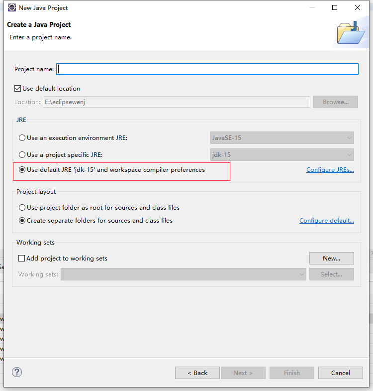 eclipse新建java项目报错 jrt-fs.jar-CSDN博客