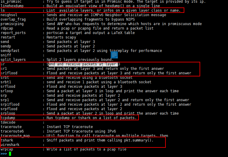 Pcap数据包构造分析利器之scapy命令行_scapy分析报文-CSDN博客