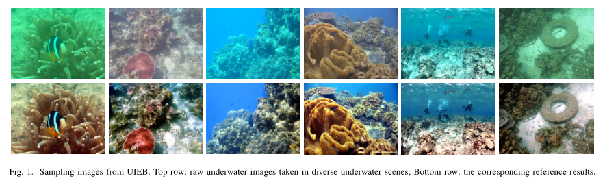 Water-Net：水下图像增强基准数据集（UIEB Dataset）2019年TIP顶刊论文_uieb数据集-CSDN博客