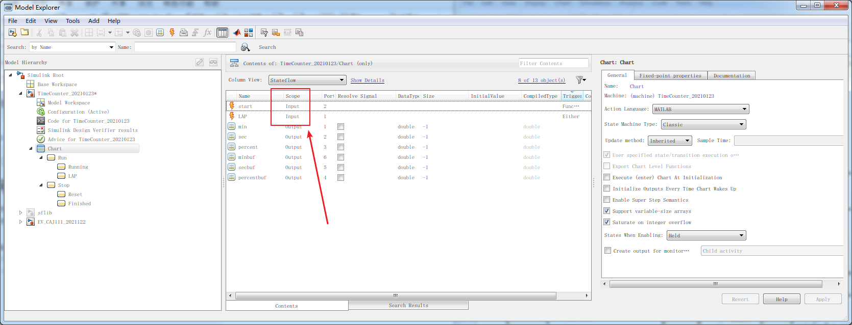 关于Stateflow中chart输入事件的激活_matlab input port of triggered stateflow chart '' -CSDN博客