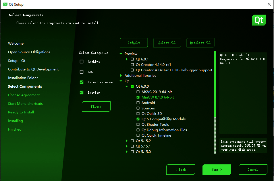 Windows10下QT6.0(C++)+OpenCV4环境配置及安装（未成功）_qt6 opencv4-CSDN博客