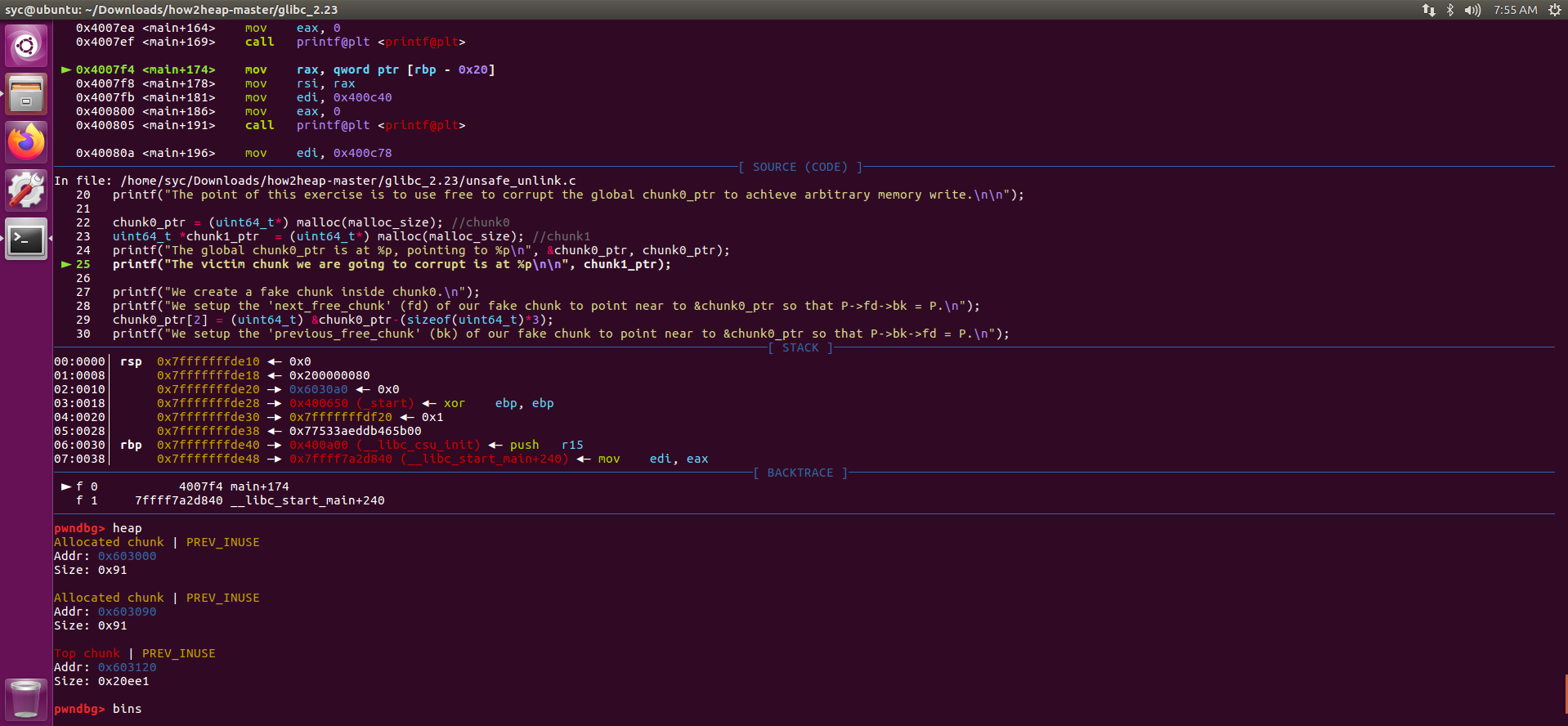 How2Heap笔记（二）_how2heap einherjar-CSDN博客