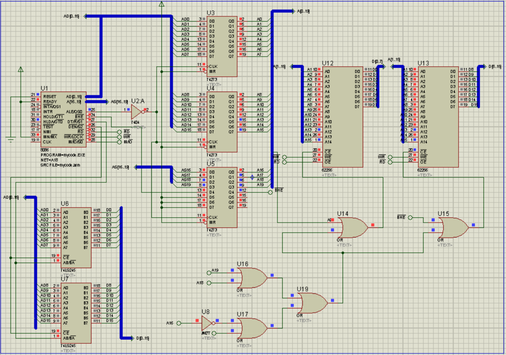 西电网信院微机原理实验(五)_62256芯片引脚图及功能-CSDN博客