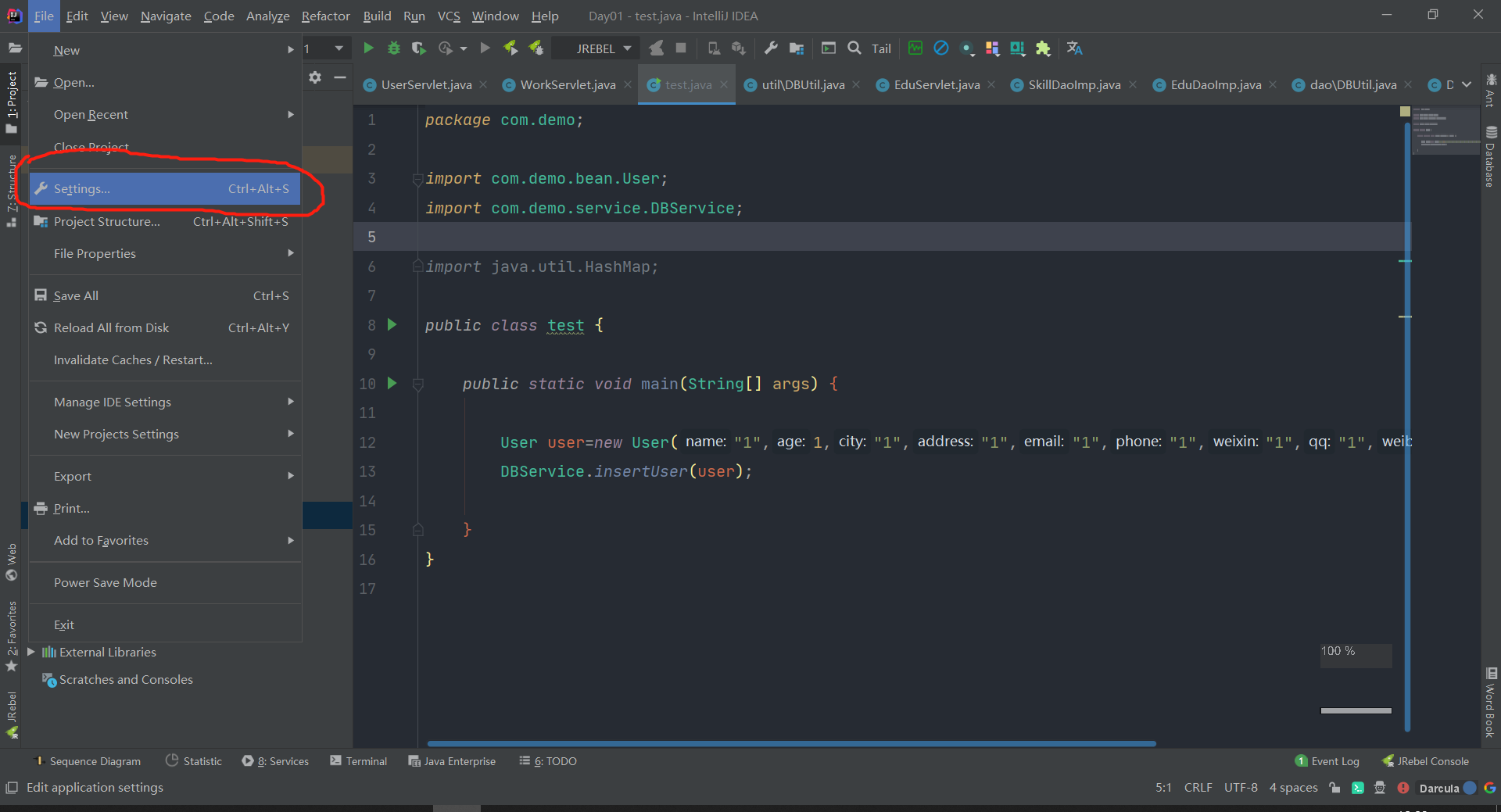 Intellij IDEA code font size shortcut setting zoom in zooming (very ...