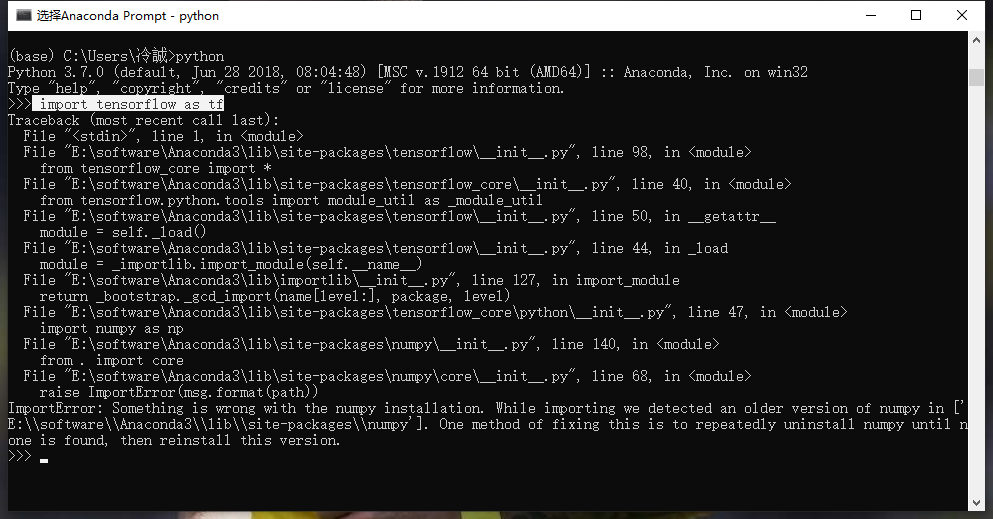 Win10+Anaconda3安装tensorflow和keras（手把手教你安装）_anaconda安装tensorflow和keras-CSDN博客