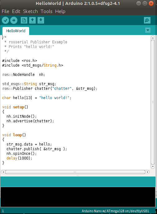 树莓派ROS+arduino（三）：helloworld程序初探分析_ros 通过树莓派控制单片机-CSDN博客