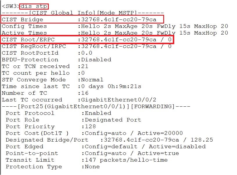 华为eNSP配置生成树STP协议_ensp 生成树stp配置-CSDN博客