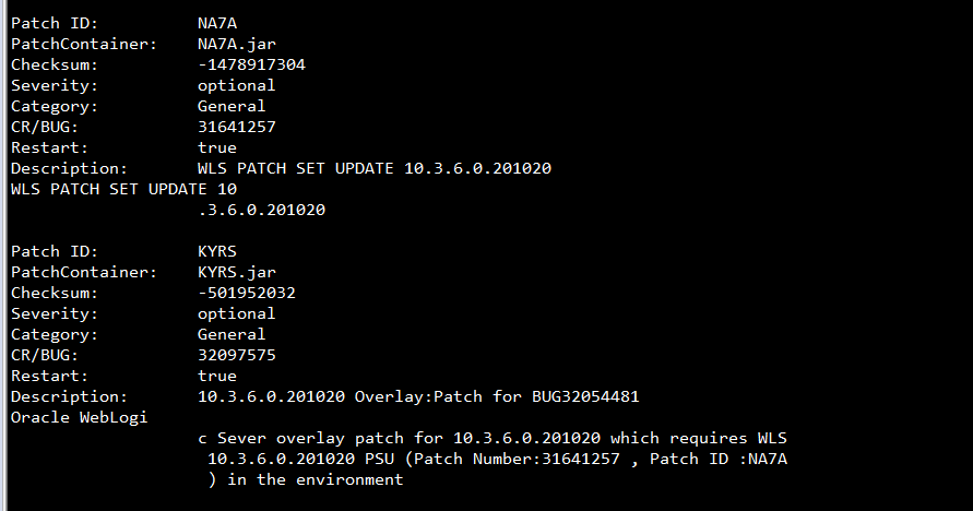 weblogic升级使用bsu工具由于空间不够引发的一系列问题_weblogic 11g漏洞 bsu.sh没反应-CSDN博客
