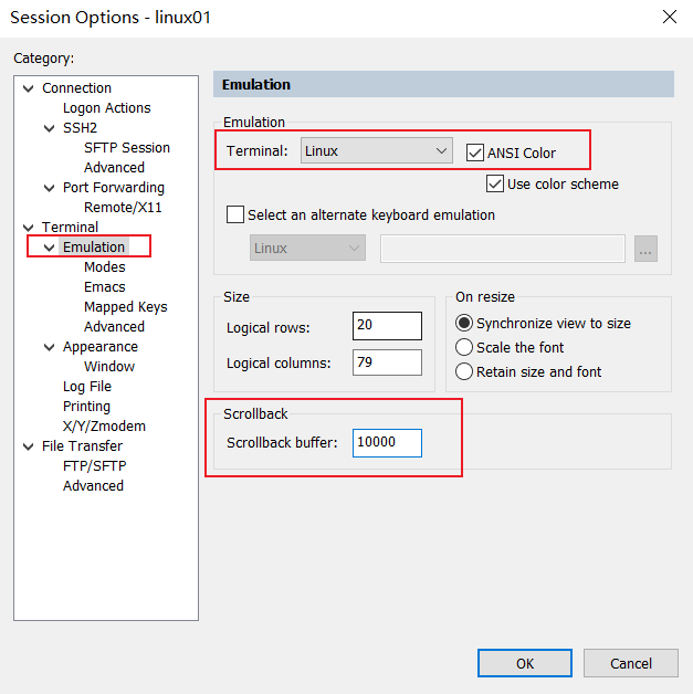 SecureCRT软件的使用_用securecrt分别登录两个节点,对cpu、内存、操作系统内核、ip地址设置、磁盘分区-CSDN博客