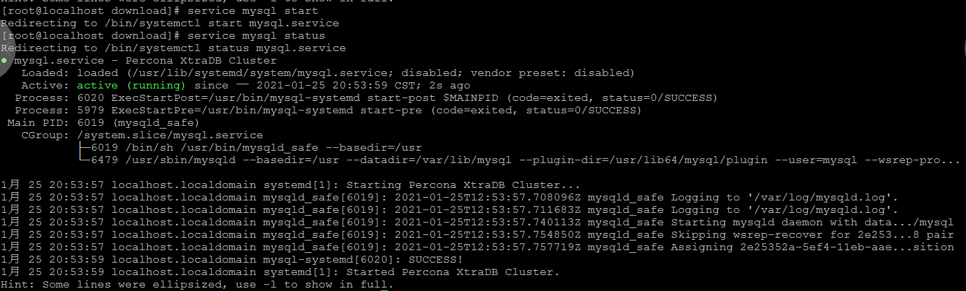 CentOS7 下 MySQL 数据库 PXC 集群部署操作指导_pxc最低版本-CSDN博客
