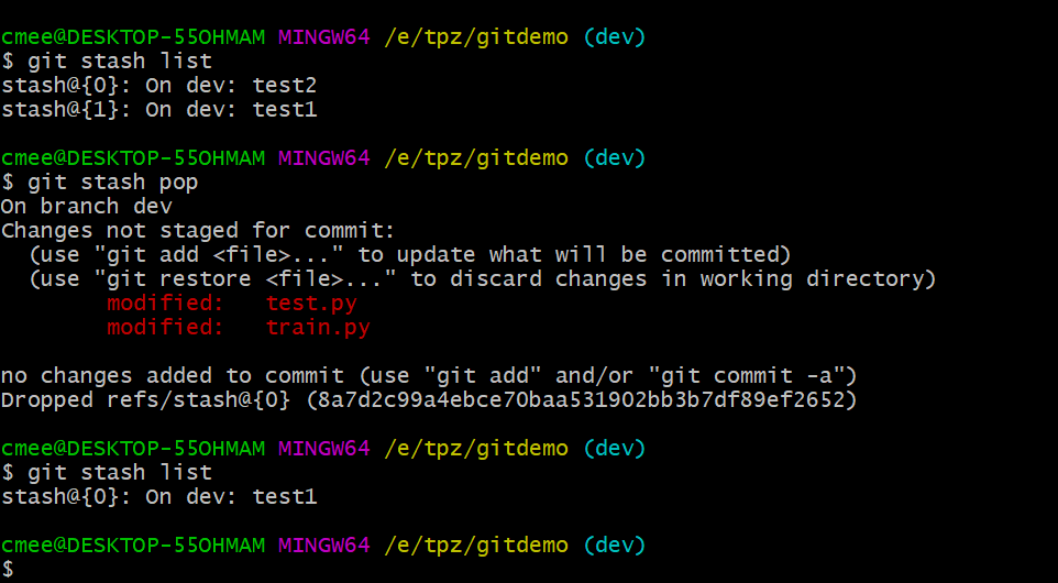 git stash 暂时保存_git stash --include-untracked-CSDN博客