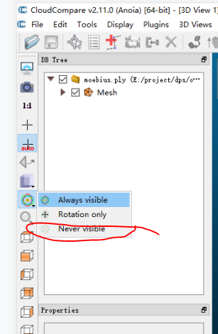 Meshlab和CloudCompare截图时去除“旋转圈”_meshlab把辅助线去掉-CSDN博客