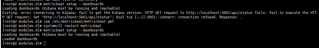 ELK入门——解决：Metricbeat加载Dashboard报错error connecting to Kibana: fail to get the Kibana version-CSDN博客