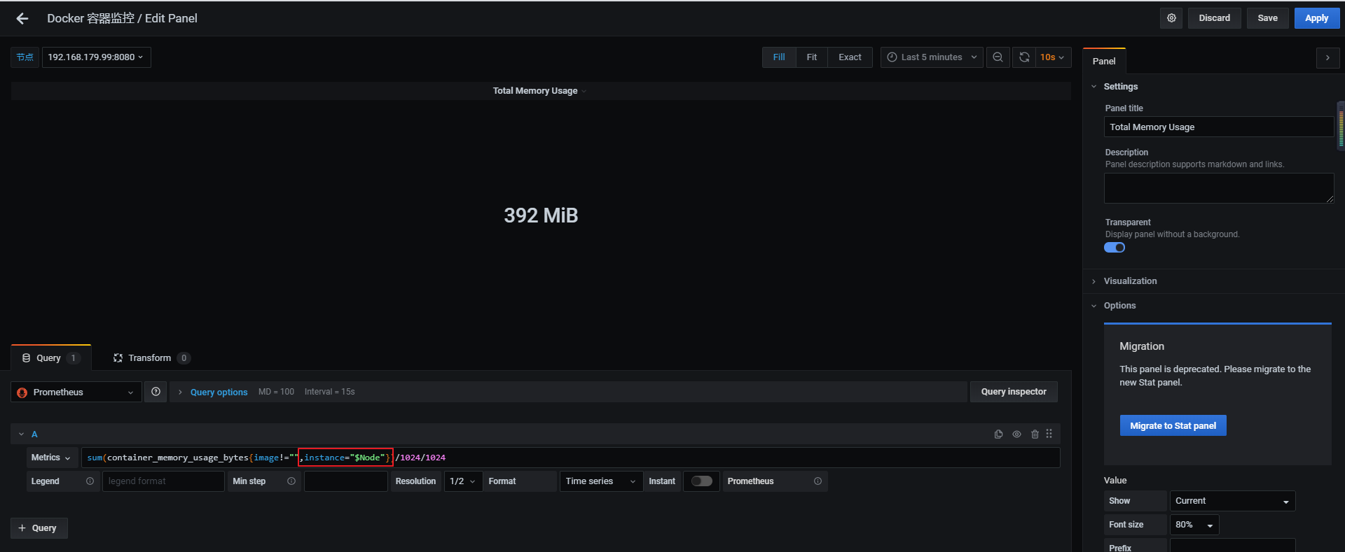 Docker 容器监控Cadvisor+Prometheus+Grafana_cadvisor push-CSDN博客