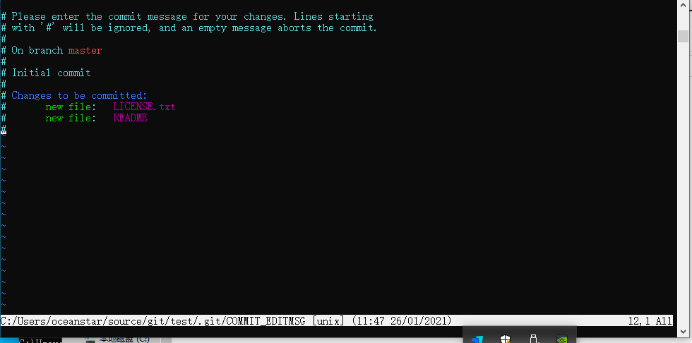 git：记录每次更新到仓库_git no commit yet-CSDN博客