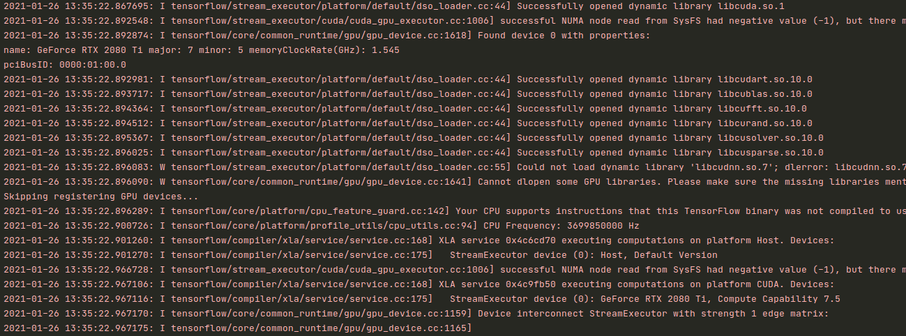 两行命令过滤掉tensorflow开头打印的所有红色警告_tensorflow运行文件红字-CSDN博客