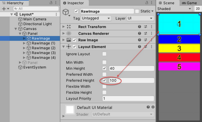 Unity2019学习：常用功能--Unity UI自动布局相关组件_aspect ratio fitter-CSDN博客