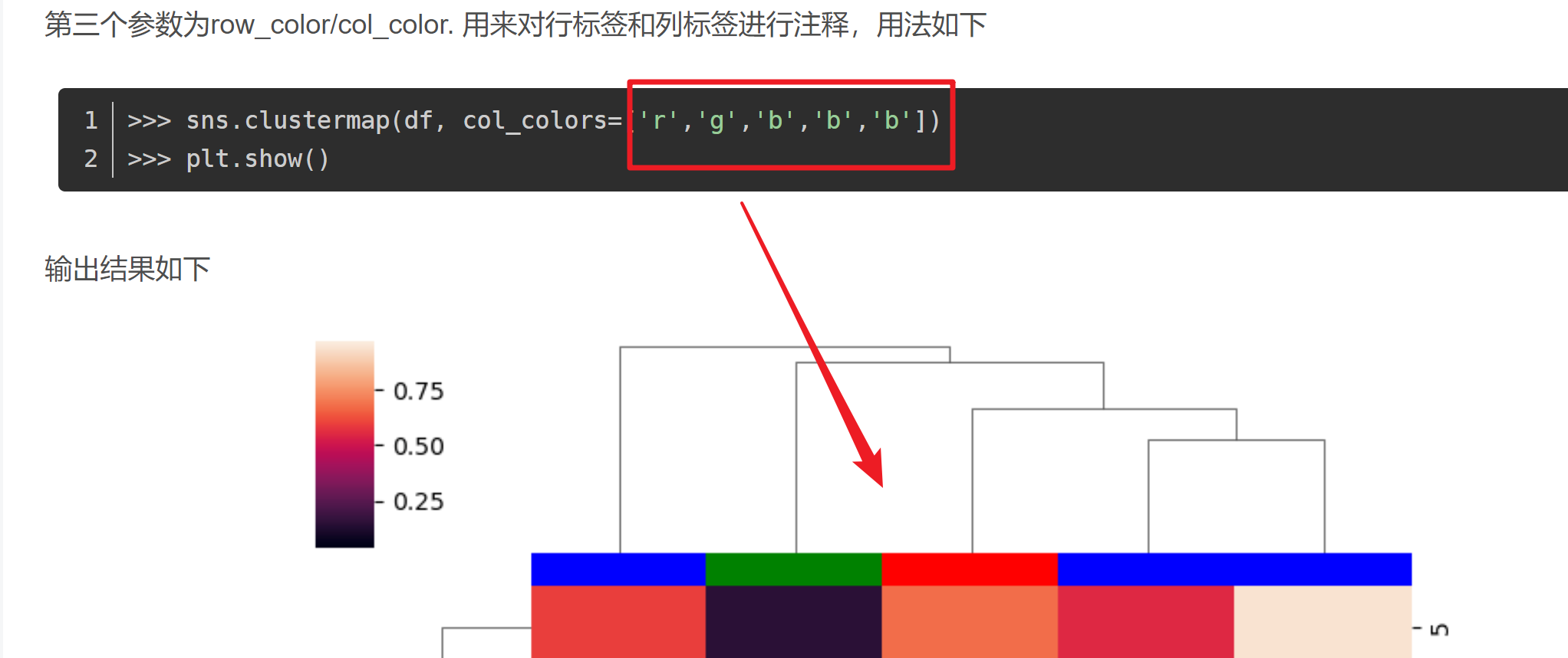 sns.clustermap 的col_colors如何赋值？(python中所有的color)_sns.clustermap 色条在右边‘颜色-CSDN博客