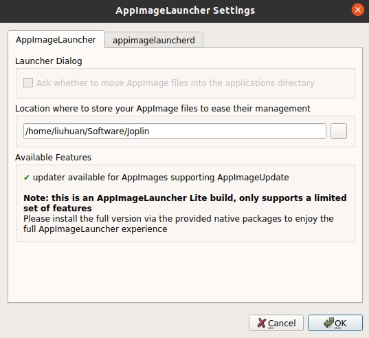 Linux下使用AppImageLauncher安装AppImage文件_ubuntu如何安装appimage-CSDN博客