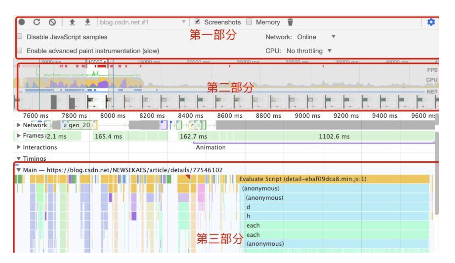 前端性能优化《一》——Chrome Performance 页面性能调试_performance 前端优化-CSDN博客