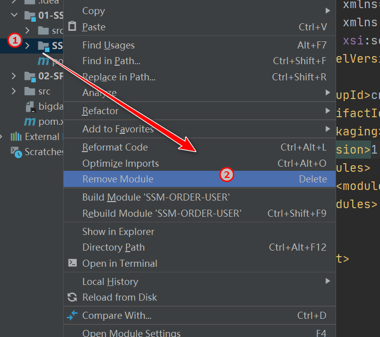 解决IDEA创建一个module后，删除后，不能再建同名module的问题。_idea里面modules建错了怎么办-CSDN博客