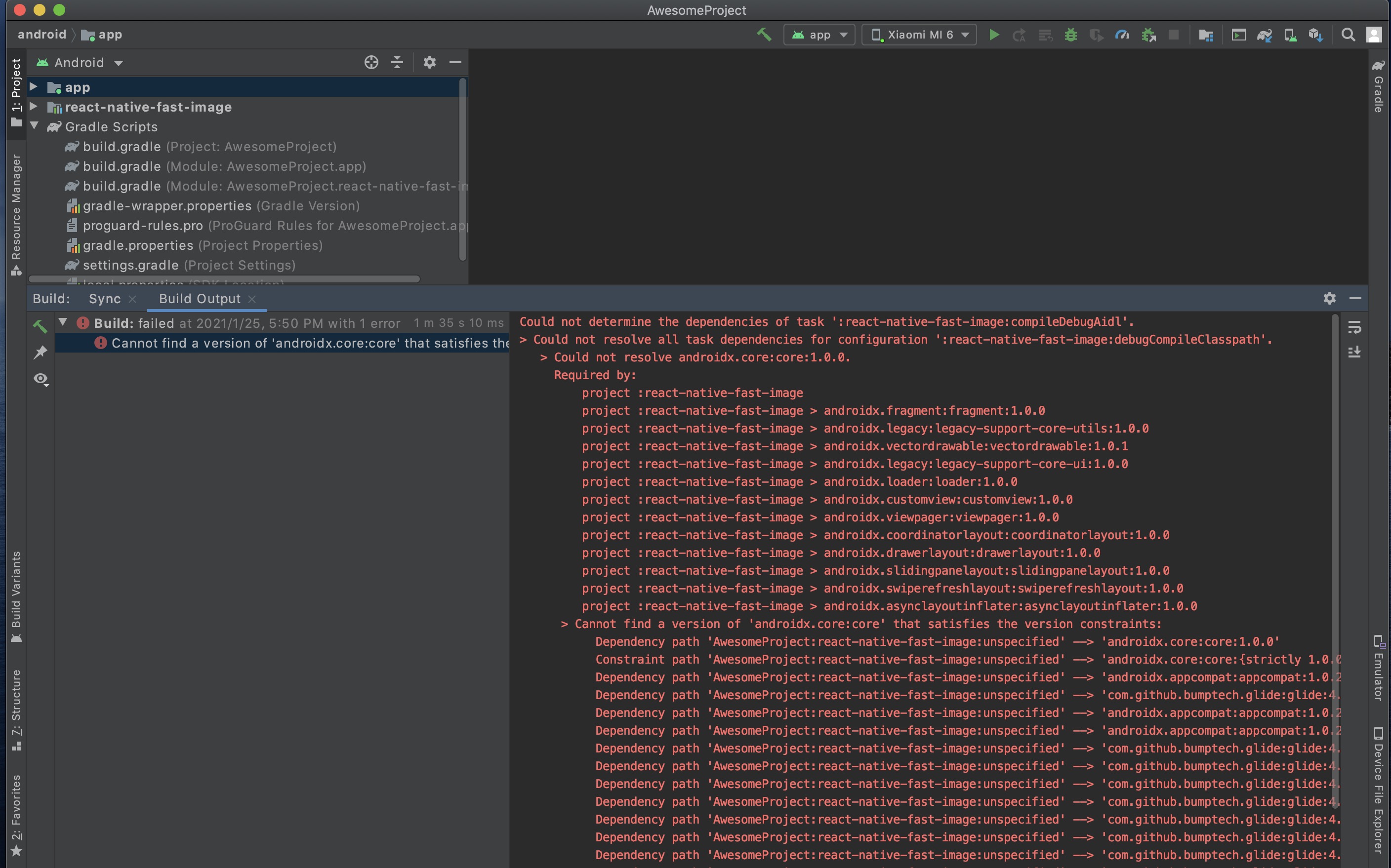 android错误Could not resolve com.squareup.okhttp3:okhttp:{strictly 3.9.1}_cannot find a version of ...