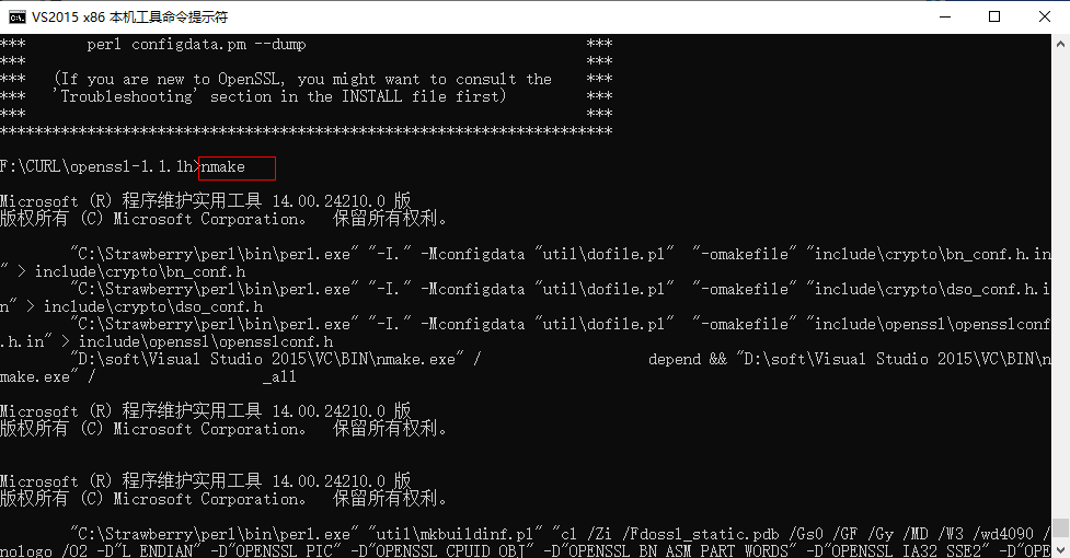 Windows下编译OpenSSL_strawberry perl 百度云-CSDN博客