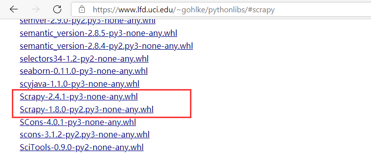 python爬虫之scrapy框架安装_python scapy 离线安装-CSDN博客
