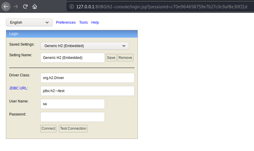 H2 Database Console 未授权访问复现无法访问1270018082h2 Console不想当脚本小子的脚本小子的博客 Csdn博客 
