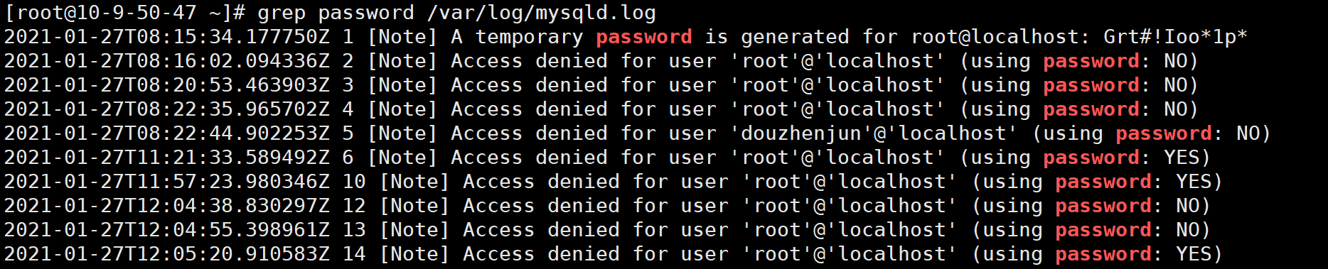 关于问题“You must reset your password using ALTER USER statement before executing this statement“的解决 ...