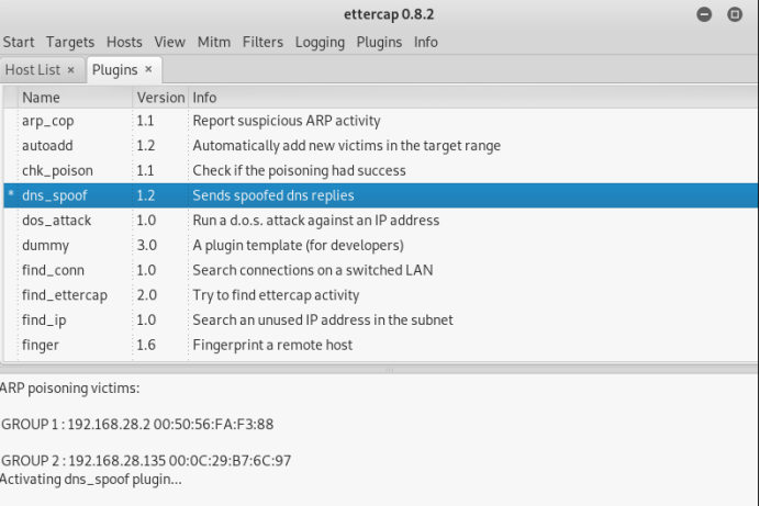 #ettercap的dns欺骗实验_dns欺骗攻击的防御实验-CSDN博客