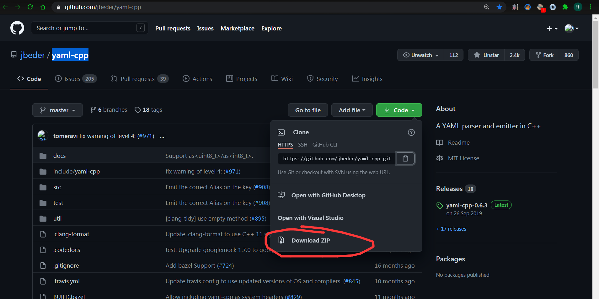 Windows下使用VS2019和CMake 3.18.3编译使用yaml-cpp库_yaml-cpp vscode编译-CSDN博客