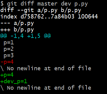 通过实例讲解git diff 的各种用法_git diff dev master --stat-CSDN博客