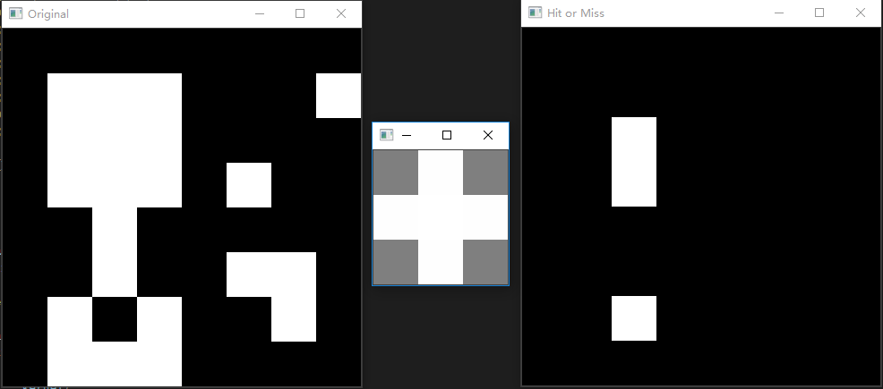15、opencv形态学操作——hit Or Missopencv Hit Or Miss Csdn博客 