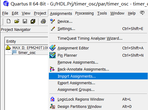 在Quartus II中通过修改.qsf文件或TCL文件进行对器件和引脚的配置_quartus怎么改引脚名-CSDN博客