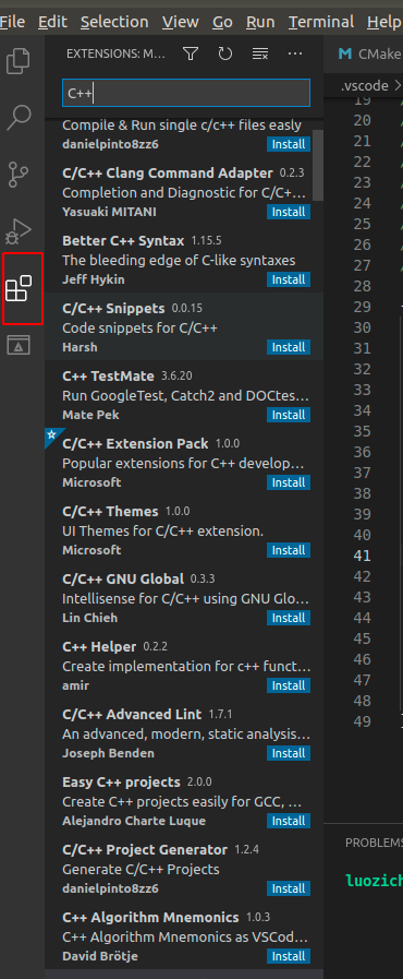 ubuntu18.04 VSCode配置cmake编译C++程序，并gdb调试程序_untunu18.04 scode如何编译并运行cmake文件-CSDN博客