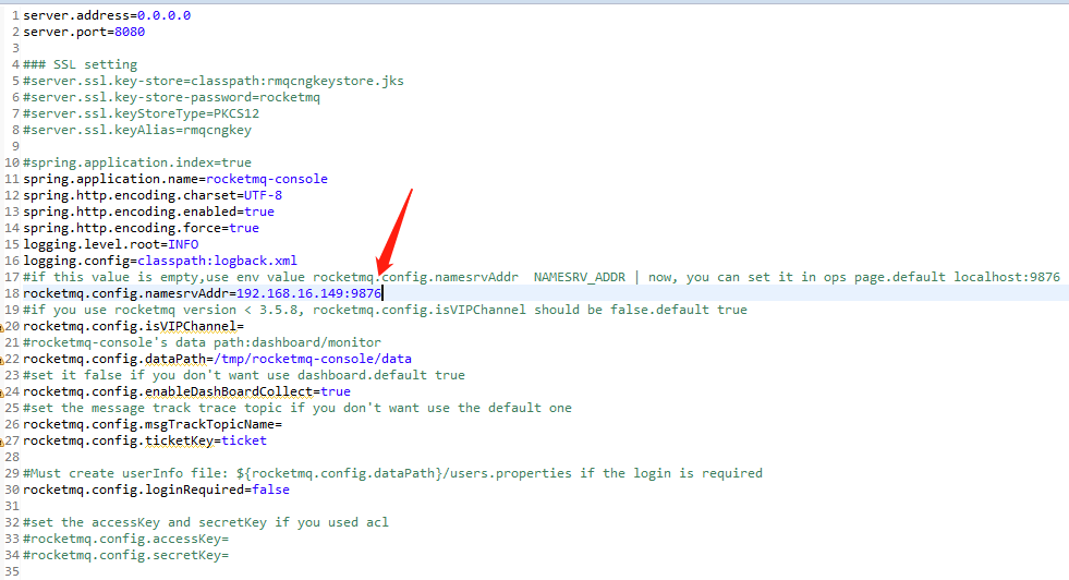 解决RocketMQ控制台出错：... remoting.exception.RemotingConnectException: connect to null failed_caused ...