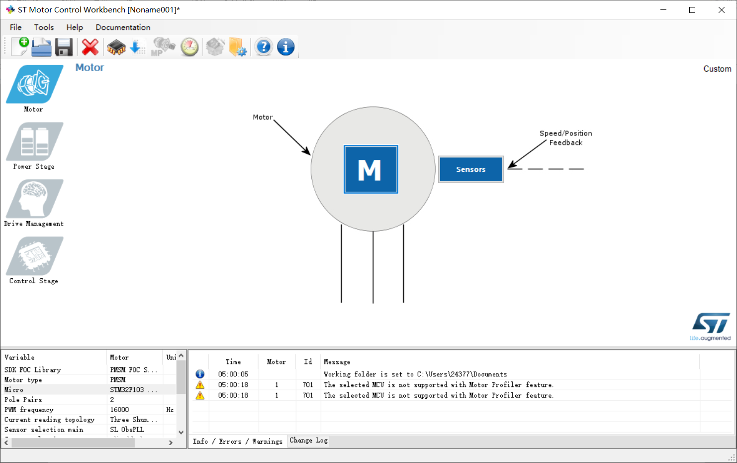 STM32电机库（ST-MC-Workbench）学习记录——电机参数及传感器设置-CSDN博客